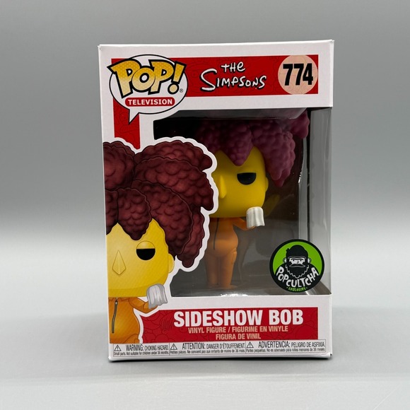 Funko | Toys | Funko Pop 774 Sideshow Bob Simpsons Popcultcha Exclusive W Protector Vaulted ...